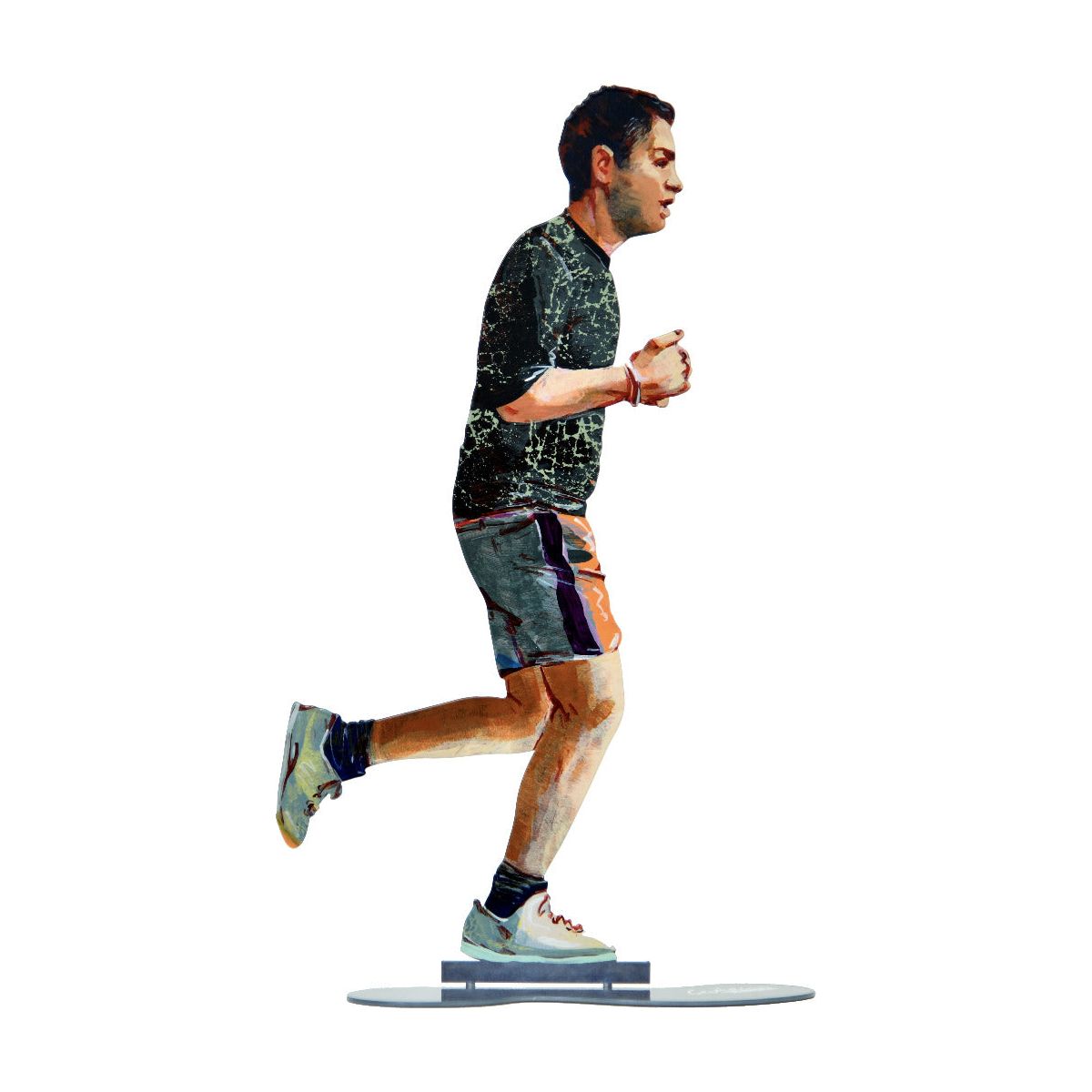 Easy Runner | Runner Sculpture by David Gerstein – Gersteinart